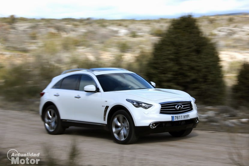 Prueba Infiniti QX70 S 3.0d, equipamiento, precio y conclusiones