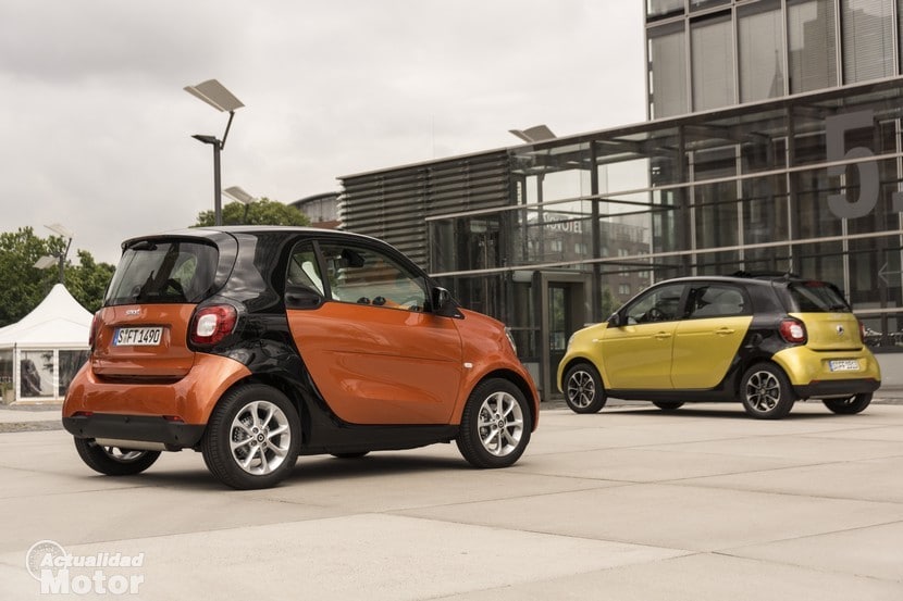 Try smart fortwo and forfour, the turbo engine with dual-clutch ...