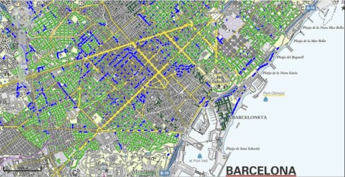 Hours of the Green Area in Barcelona