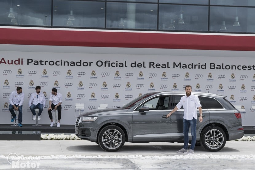 These are the Audis that the Real Madrid Basketball players will wear
