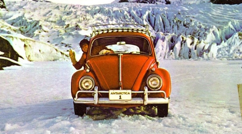 The Volkswagen Beetle was the first car to reach Antarctica in 1963
