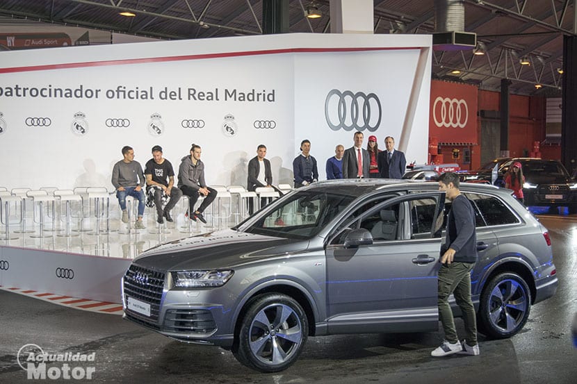 Audi delivers its vehicles to Real Madrid players
