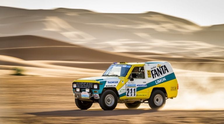 Nissan Patrol 'Fanta Lemon' ที่ขับ Dakar ในปี 1987 กลับมามีชีวิตอีกครั้ง