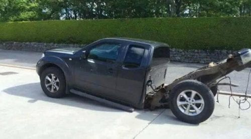 The problem of the Nissan Navara that breaks in two