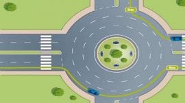 Cómo circular por una rotonda explicado de forma sencilla