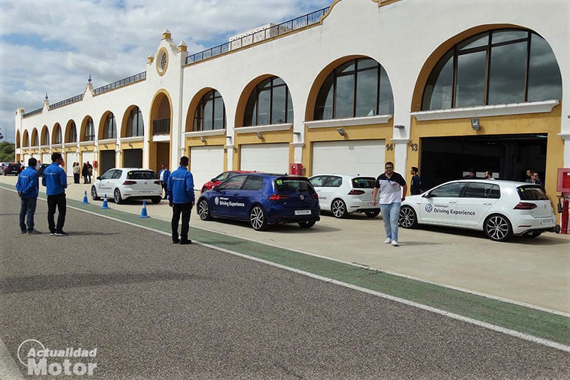 This was the Volkswagen Driving Experience at the Monteblanco Circuit