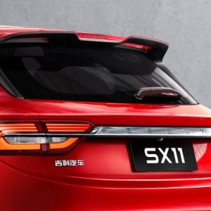 Geely presenta el SUV SX11 desarrollado sobre la nueva plataforma modular BMA