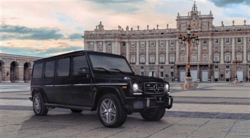 El sueño de cualquier jeque: un Mercedes AMG G 63 limusina blindada (vídeo)