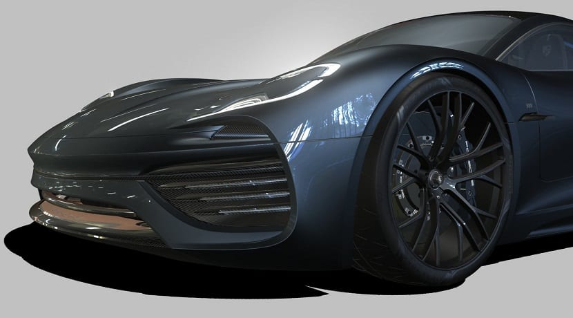 Porsche 988 Vision: this would be the German rival of the Ferrari 488 Pista