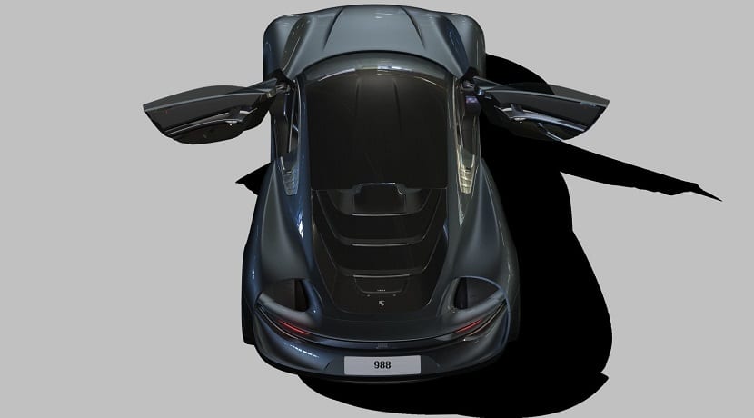 Porsche 988 Vision: this would be the German rival of the Ferrari 488 Pista