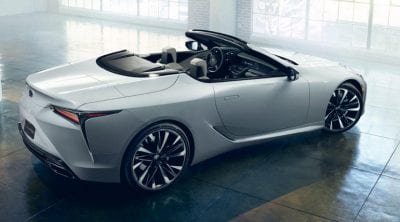 El Lexus LC Convertible debutará oficialmente en Goodwood