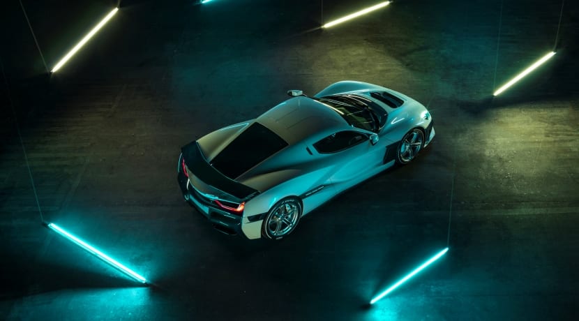 El Rimac C_Two Galactic White llega al Salón del Automóvil de Ginebra