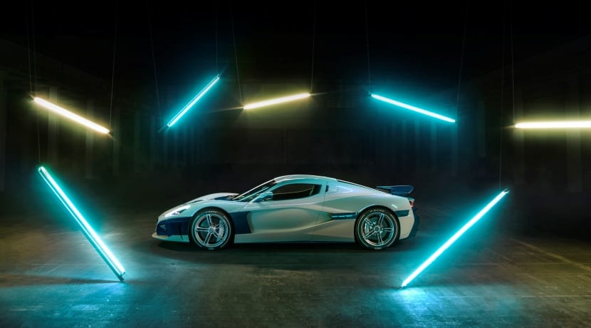 El Rimac C_Two Galactic White llega al Salón del Automóvil de Ginebra
