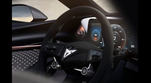 Cupra desvela el interior de su primer modelo cien por cien eléctrico