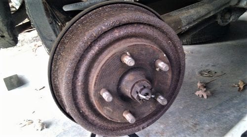 Funcionamiento del freno de tambor