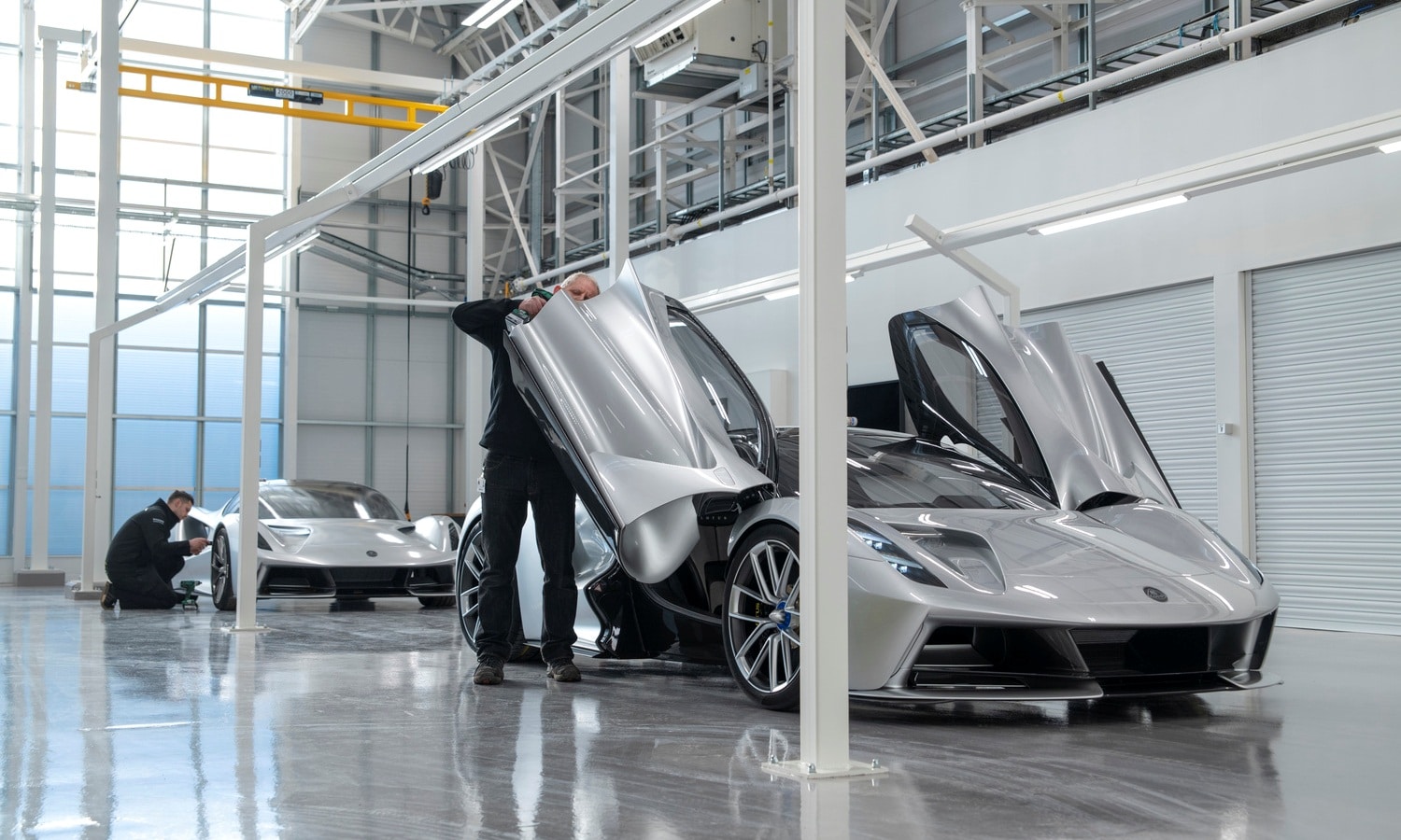 Production of the new Lotus Evija starts at the Hethel facility