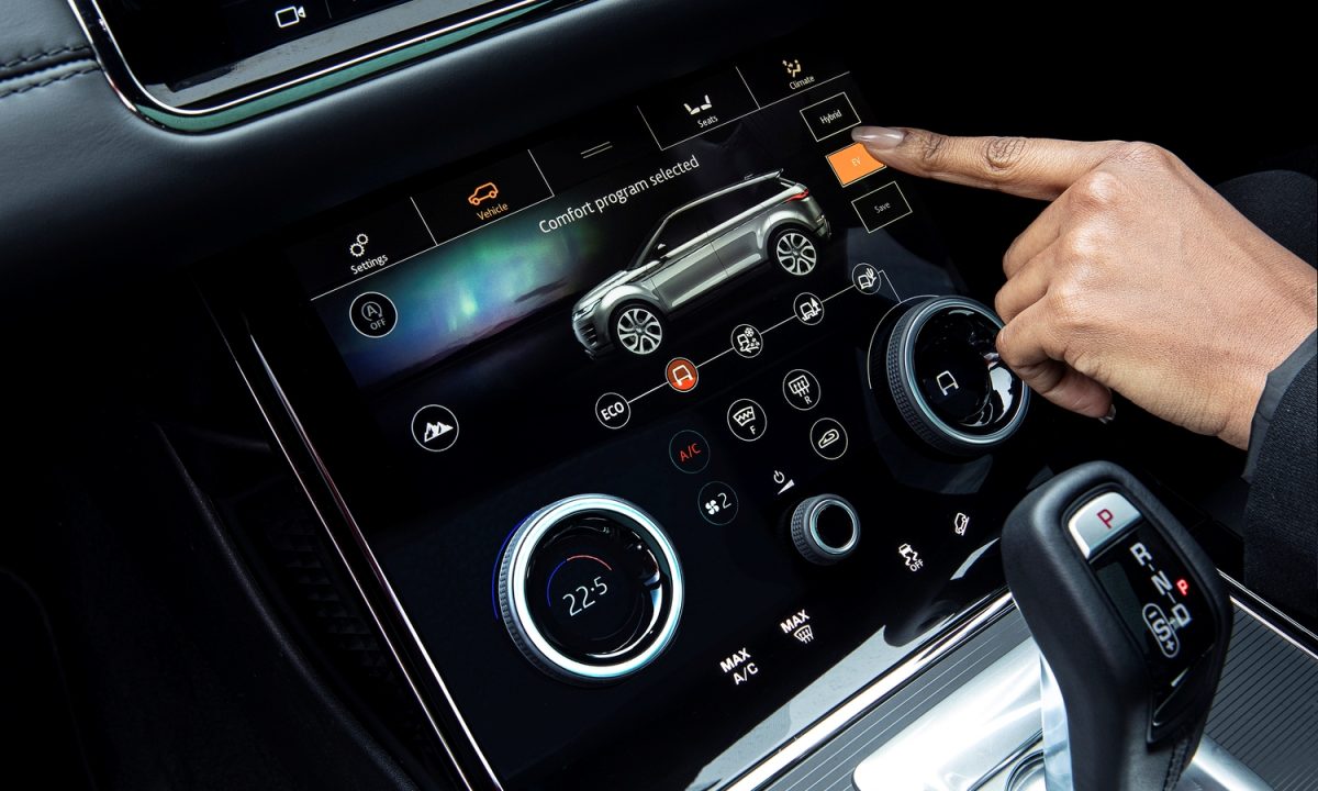 Jaguar Land Rover Unveils World's First Contactless Touch Screen