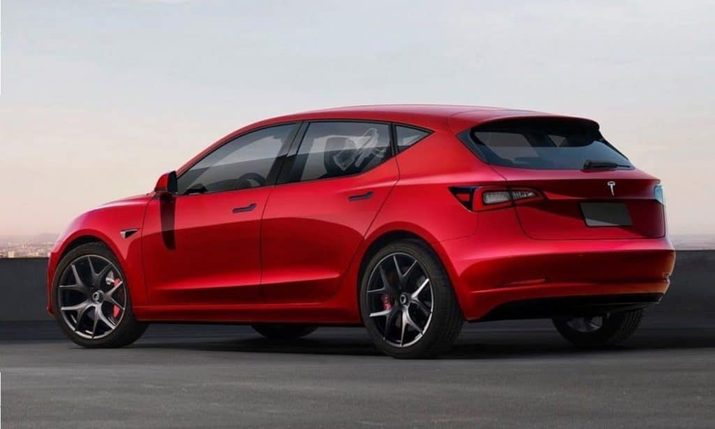¿Y si el futuro Tesla Hatchback se pareciera a este render? ¿Te gustaría?