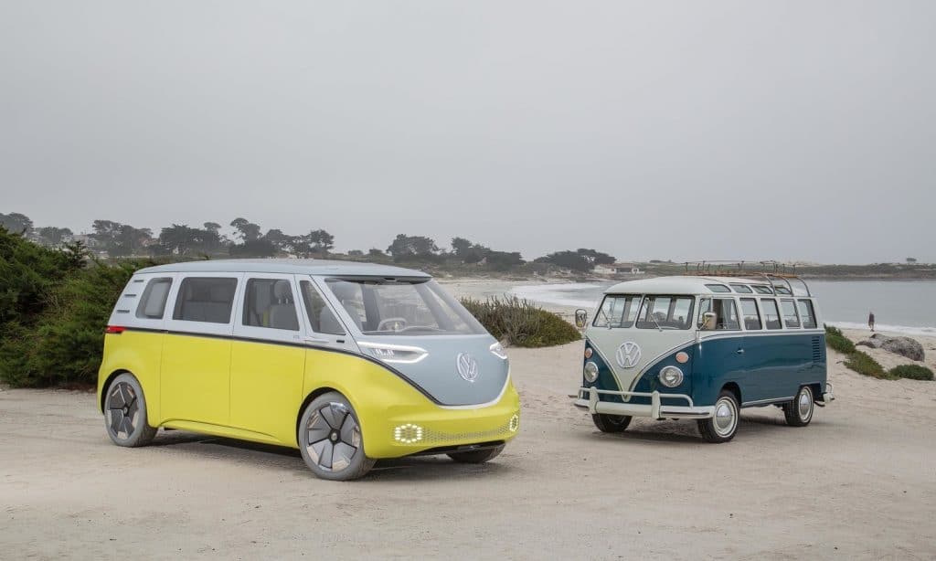The Volkswagen ID Buzz evolves into the concept of autonomous transport