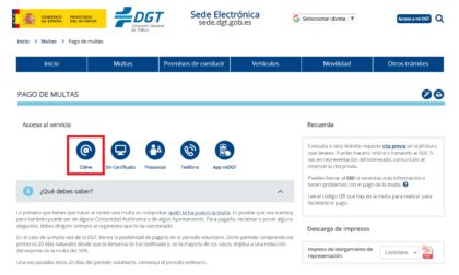 Consultar multas de tráfico: por matricula, con Clave y más