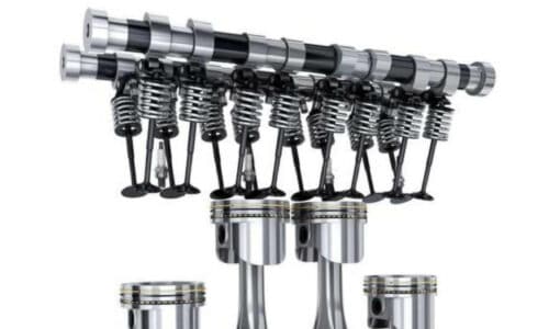 Parti del motore a combustione di un'auto