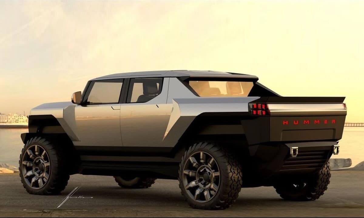 El GMC Hummer EV Pick Up pudo haber sido así ¿Te gusta este render?