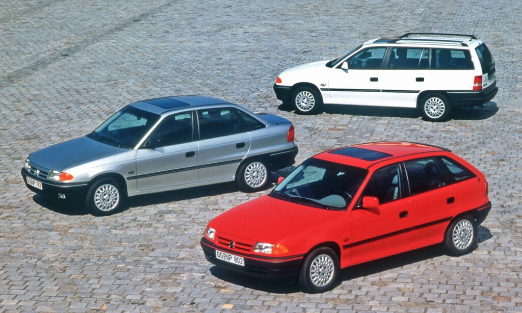 Opel Astra: Five generations and 15 million units in three decades