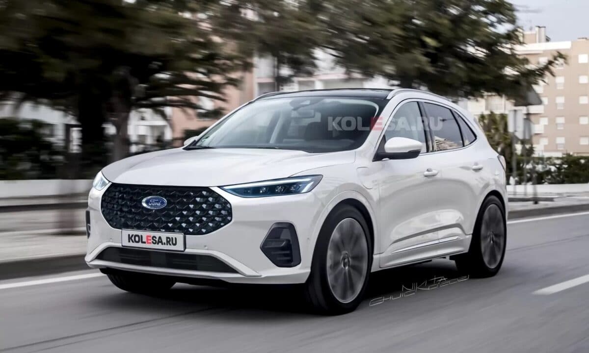 ¿Te gusta el diseño que luce el Ford Kuga en estos renders? ¿Sí, o no…?