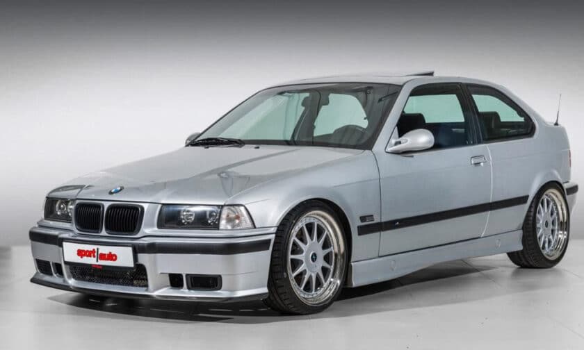 Este BMW E36 Compact lleva el V12 de un 850 CSi ¡Menudo Frankenstein!