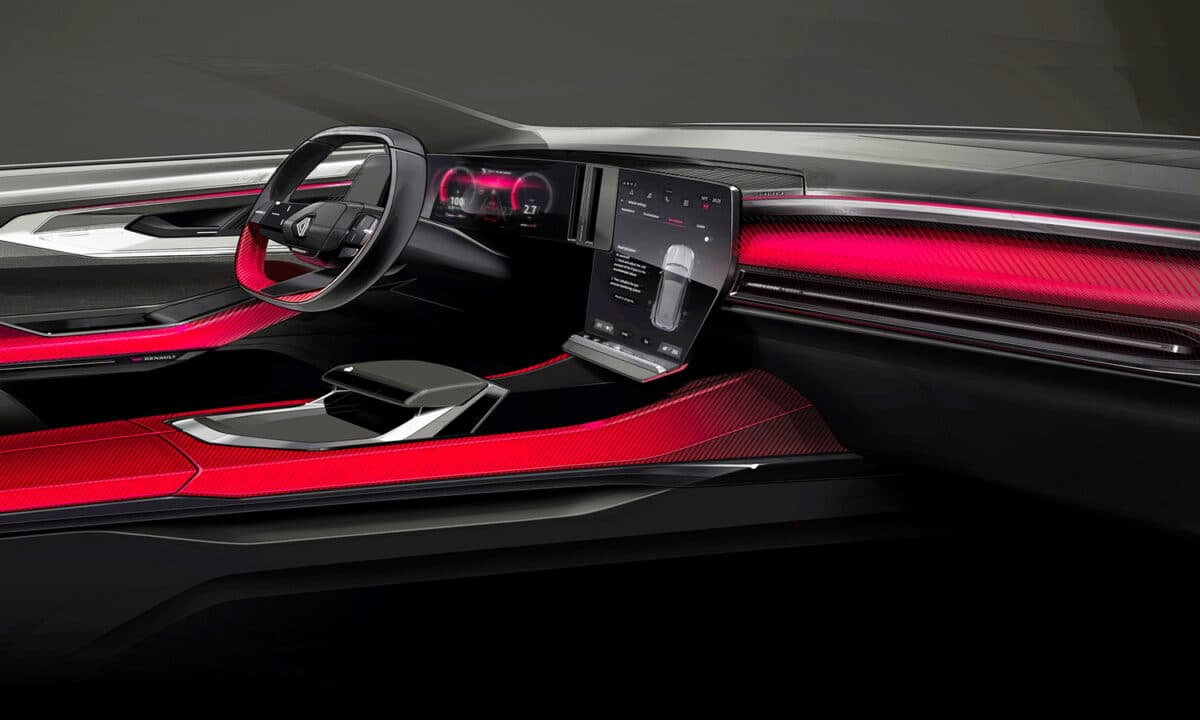 Nuevas imágenes del Renault Austral, ahora de su interior