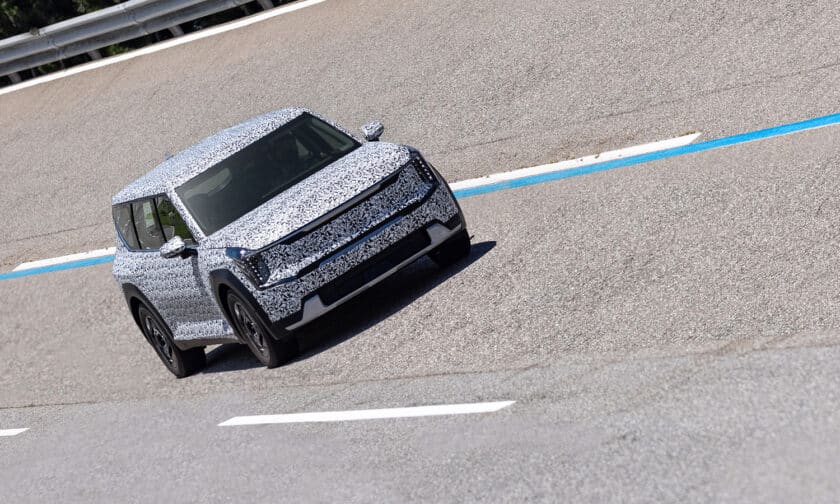 The KIA EV9, the electric and future flagship, is almost ready