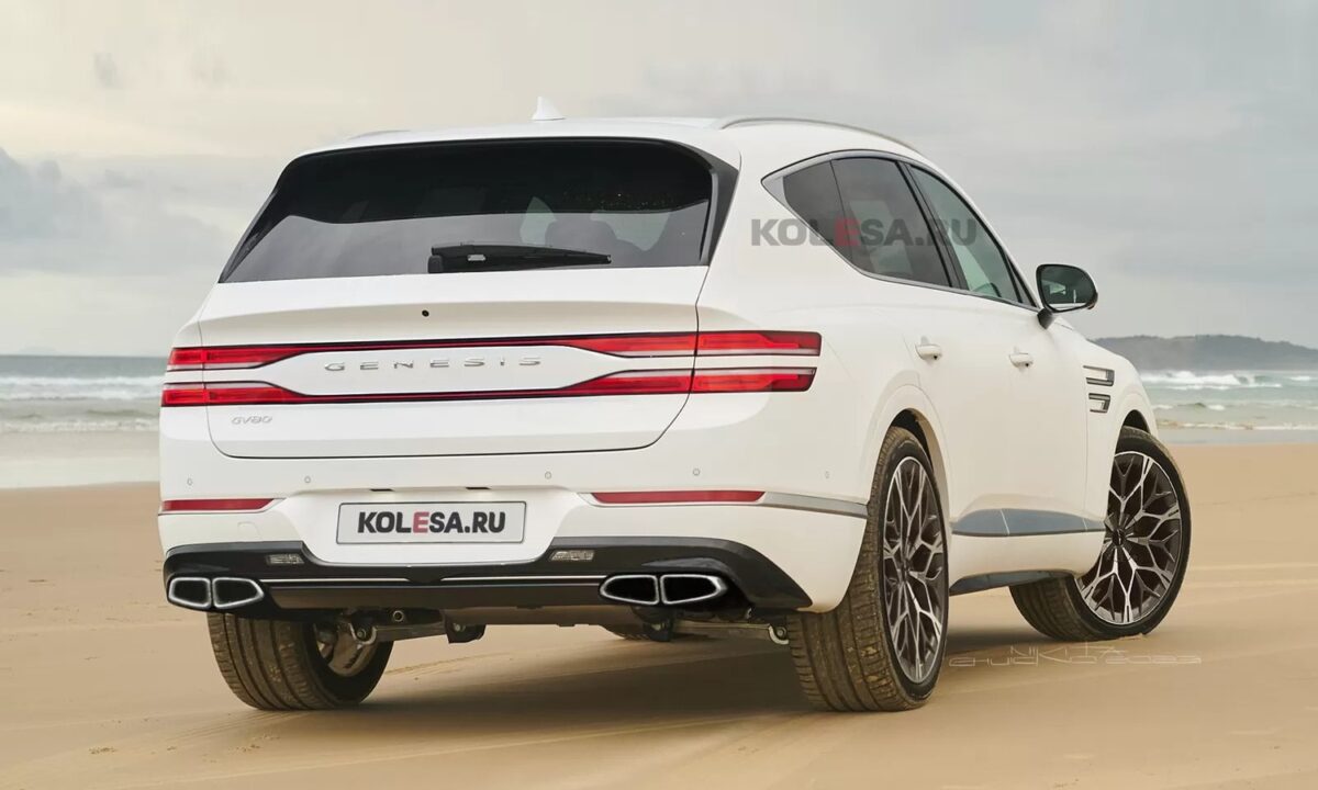 Genesis GV80: Estos renders aventuran cómo será su evolución…