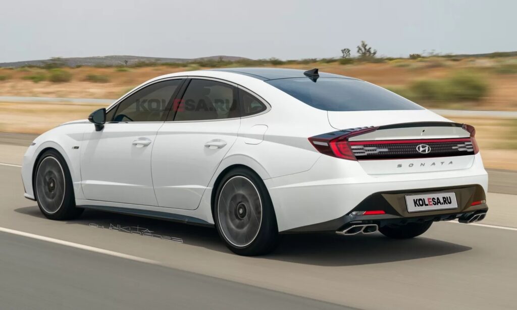 Hyundai Sonata: Los renders «mejoran» gracias a las fotos espía…