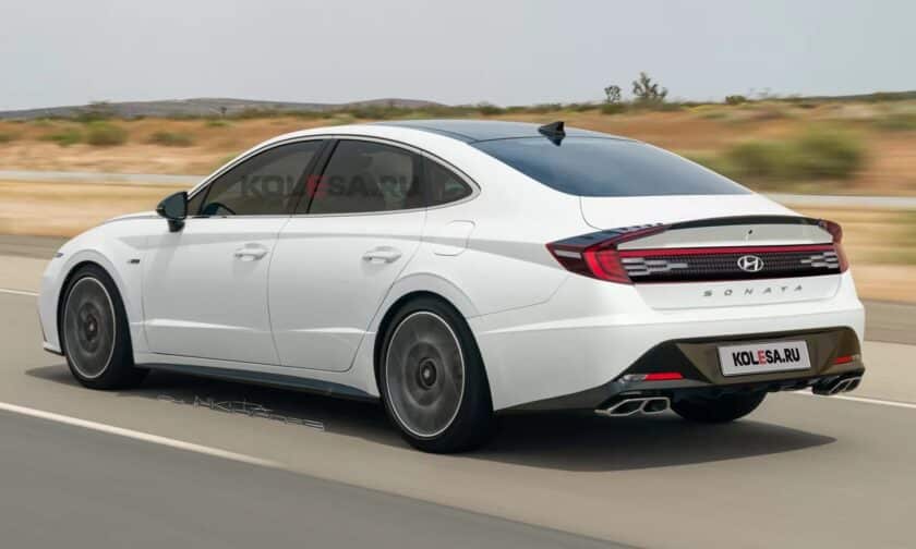 Hyundai Sonata: Los renders «mejoran» gracias a las fotos espía…