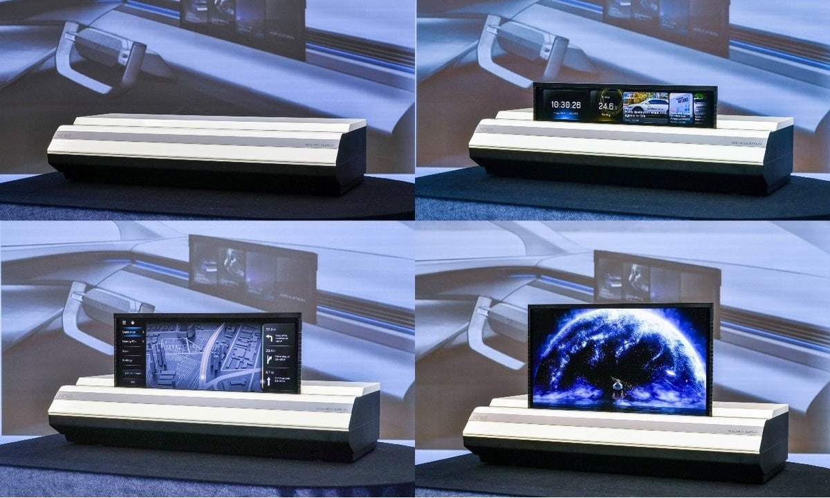 Hyundai Mobis presenta una pantalla enrollable ¿Qué te parece?