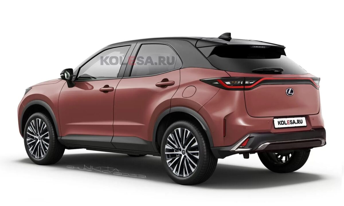¿Qué te parece el diseño de este Lexus LBX? Pues es un render…