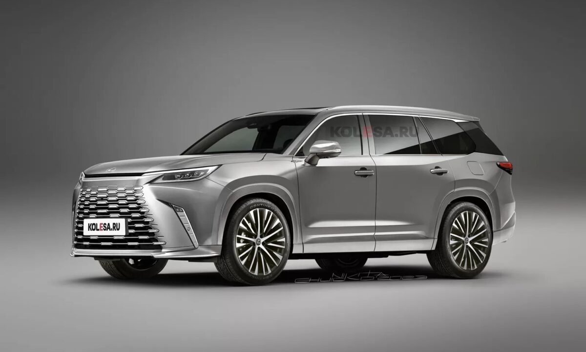 Estos renders avanzan la estética del nuevo Lexus TX ¿Acertarán?
