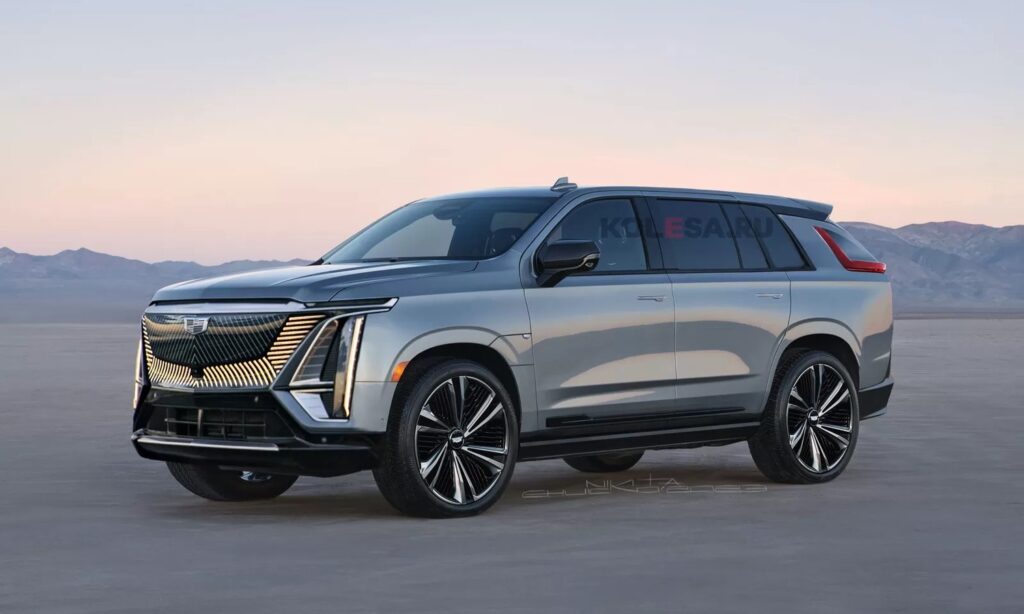 Estos renders del Cadillac Escalade IQ adelantan su diseño ¿Te gusta?