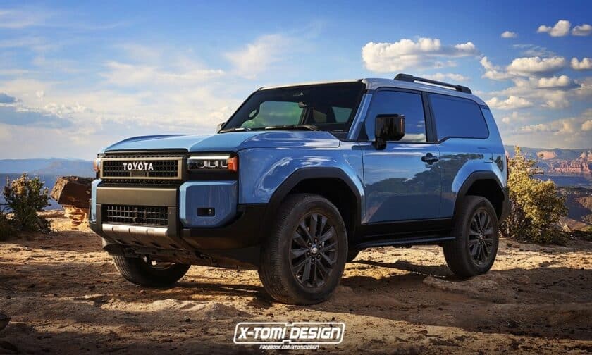 El Toyota Land Cruiser 3 puertas podría lucir así ¿Qué te parece?