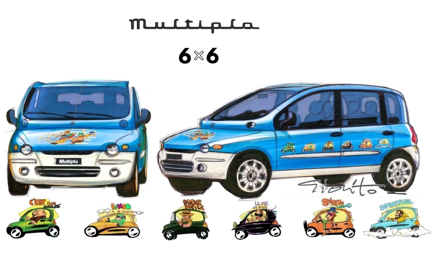 Do you remember the Fiat Multipla? Well, it will return and it will not ...