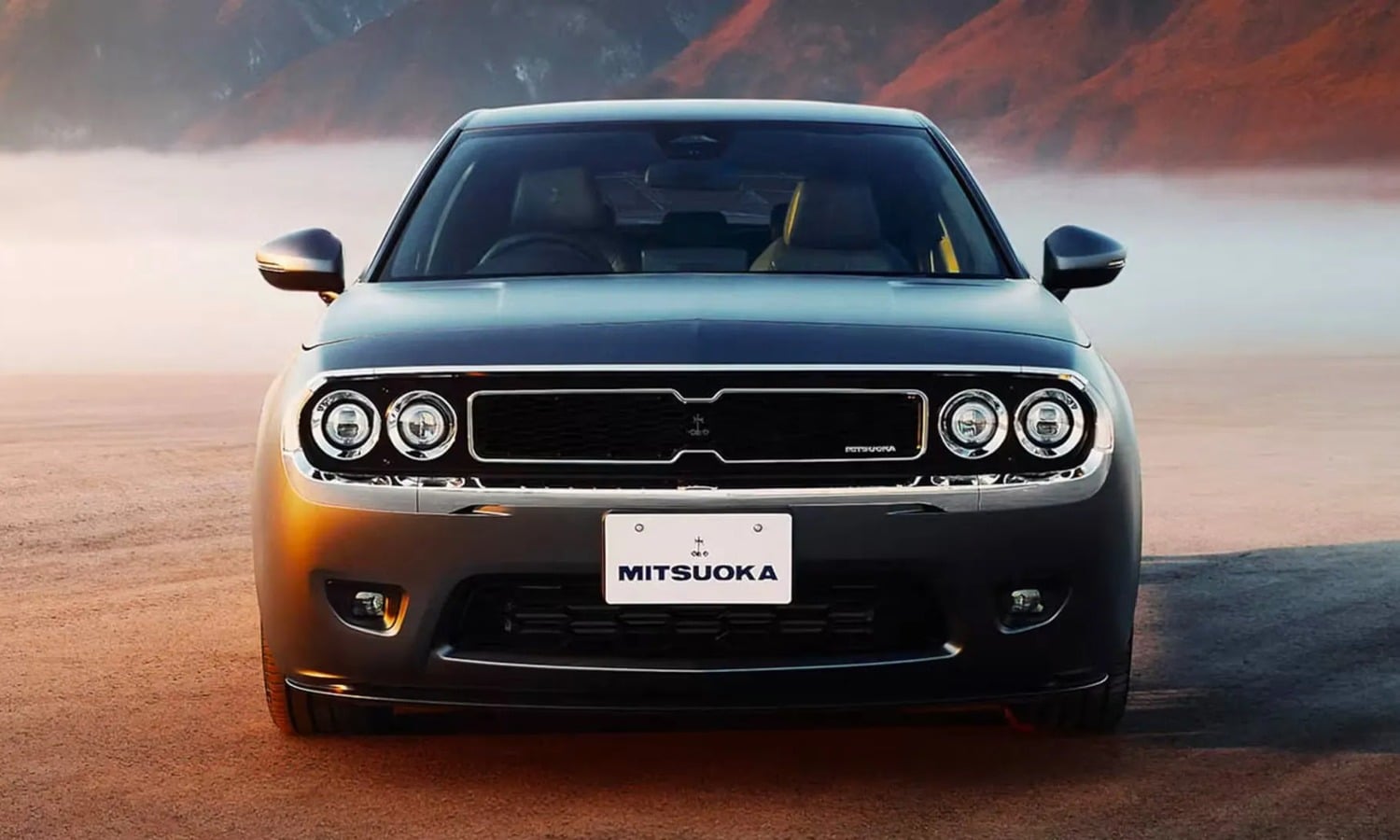 Mitsuoka M55 es, Dodge Challenger parece ¿No te lo crees?