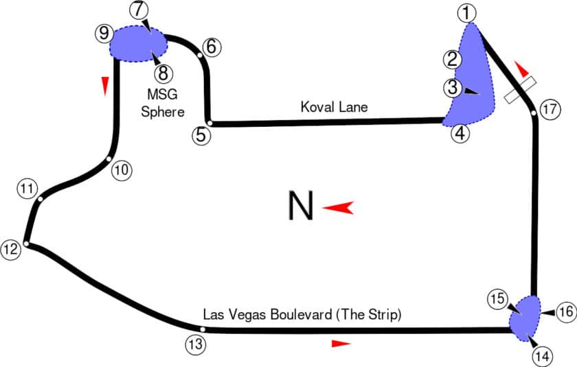 GP de Las Vegas de F1 2023: Horarios y dónde ver la carrera