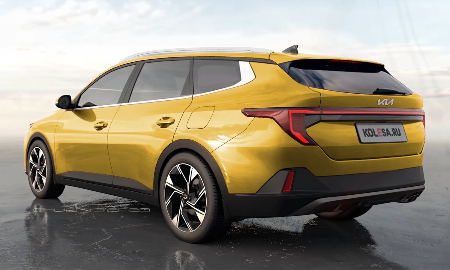 Do you remember the original Kia Rio? Well these renders do it well