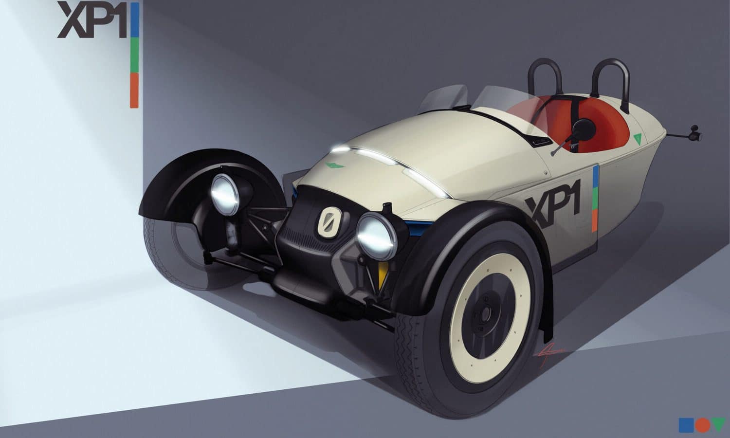 Morgan XP-1: Así será la electrificación más deportiva y sugerente