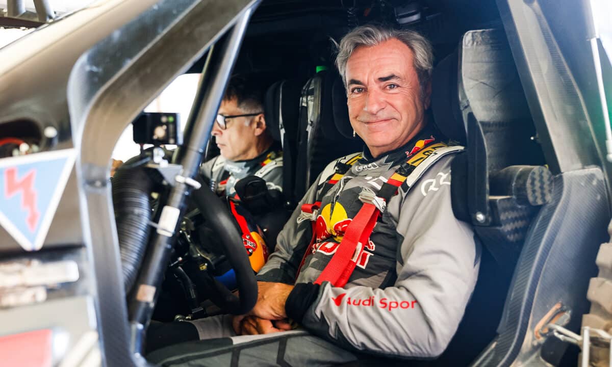 Carlos Sainz y Lucas Cruz ganan el Dakar 2024 con el Audi RS Q e-tron ...