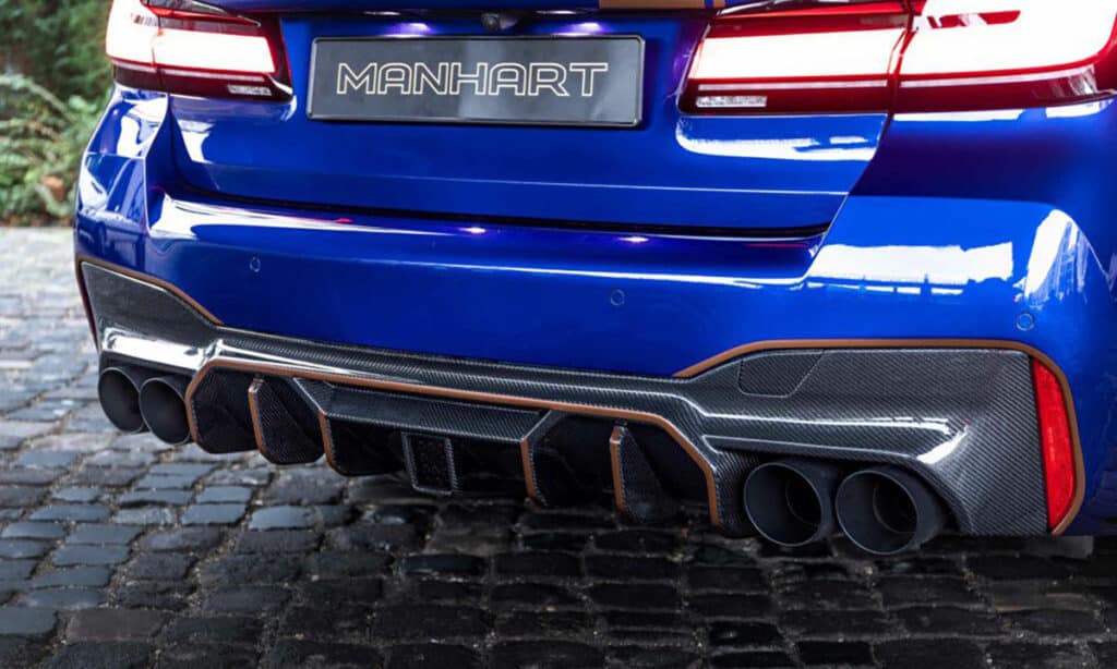 Manhart MH5 900, también conocido como el BMW M5 vitaminado a 928 caballos