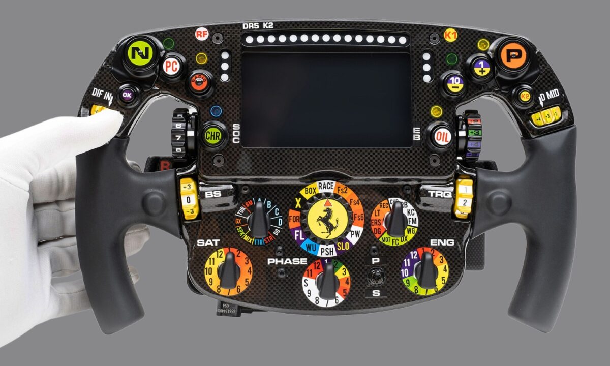 F1 steering wheel: how it works