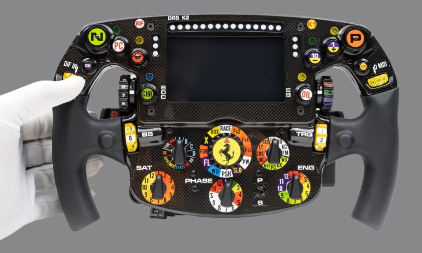 F1 steering wheel: how it works