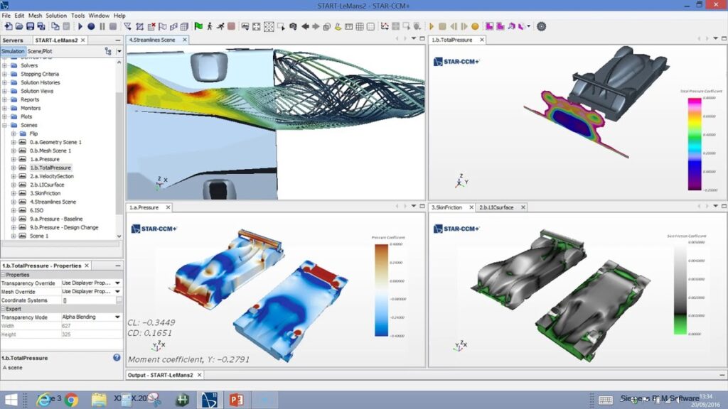 Software CFD para el estudio aerodinámico y de fluidos