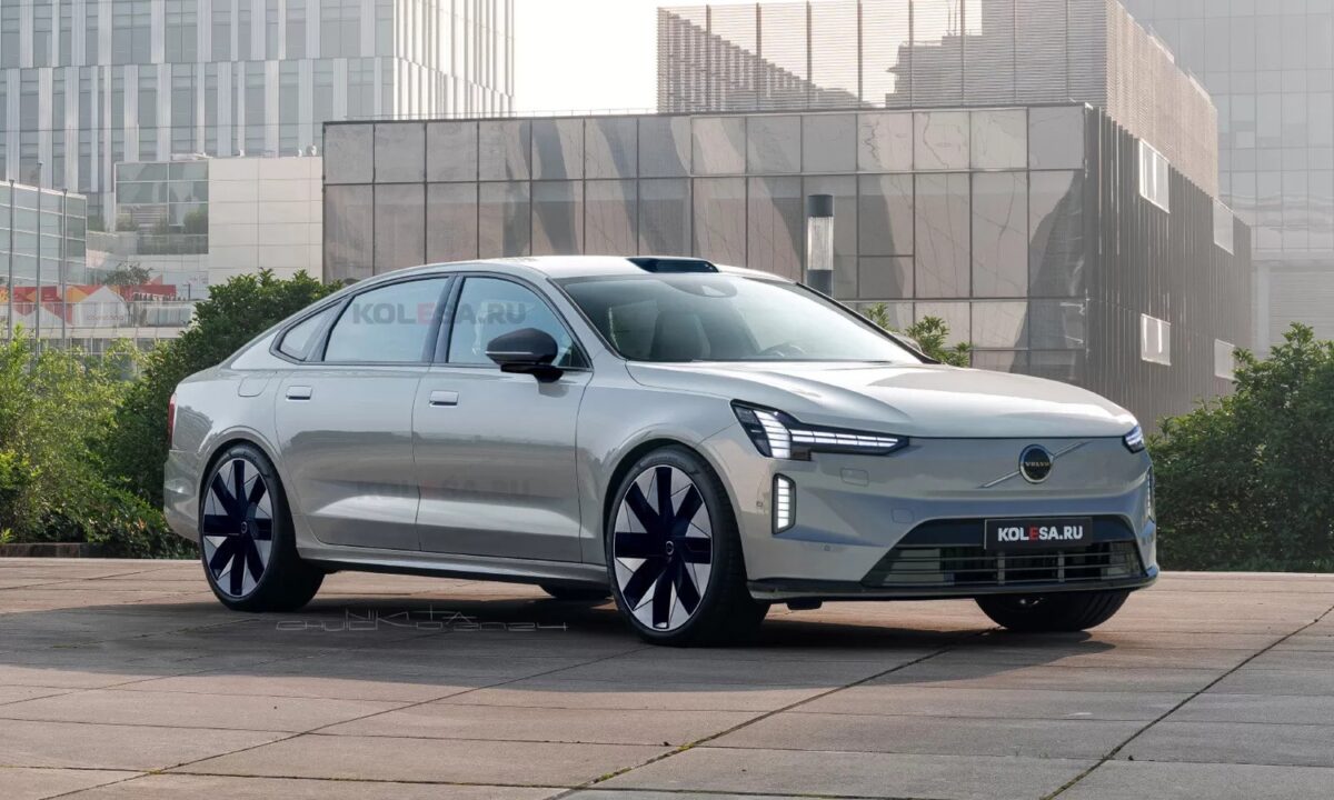These renders of the new Volvo ES90 anticipate what its design will be like